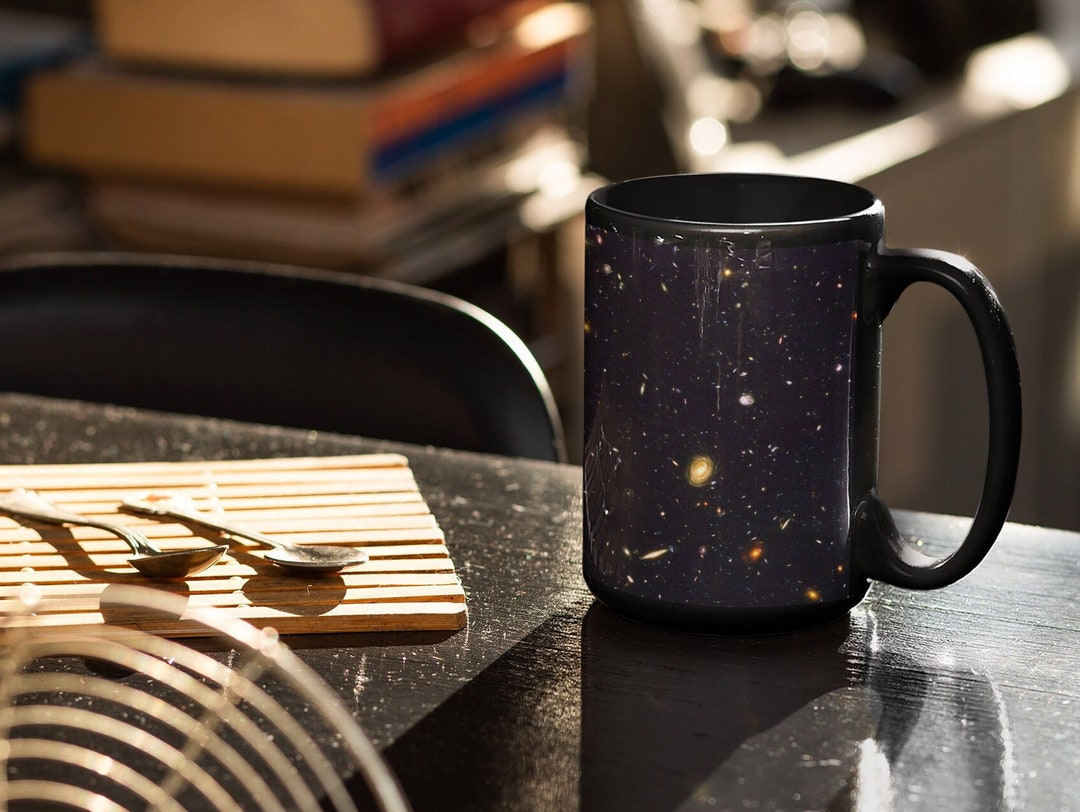 Deep Galaxies Mug | Hubble Space Telescope Deep Field Observation by ...