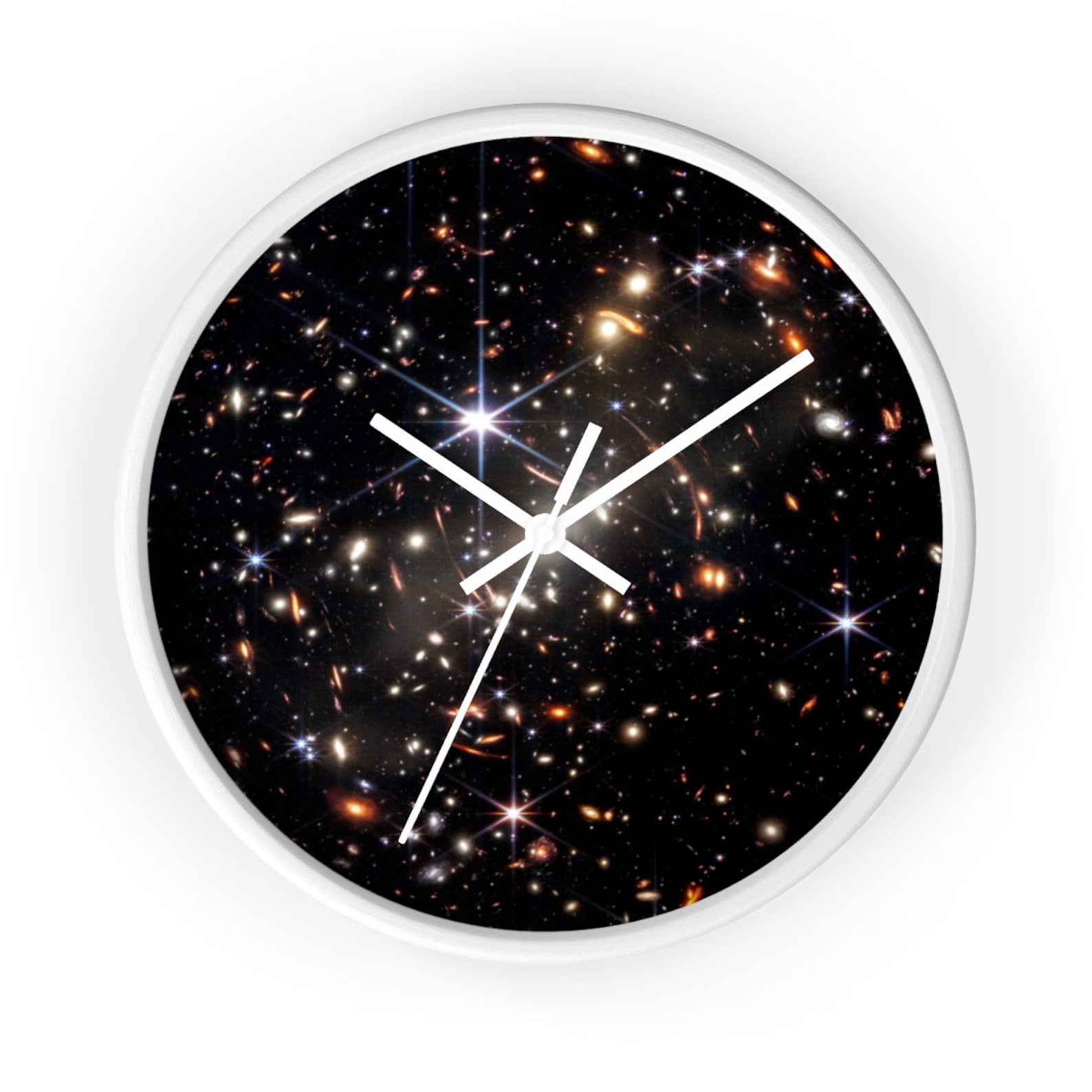 Webb's First Deep Field Black Wall Clock | James Webb Space Telescope ...