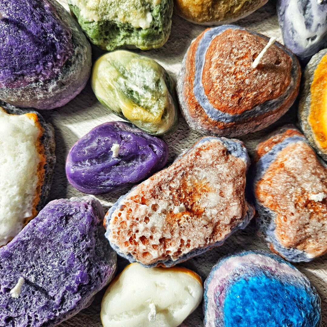 Stone Candle| Candle Gifts｜rock Shaped Candle｜scented Candle | Palm Wax ...