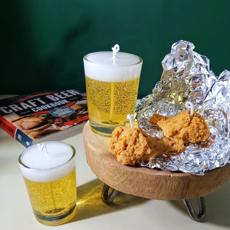 Fried Chicken Candles: Handmade Fun Food Candle, Novelty Gift - Etsy