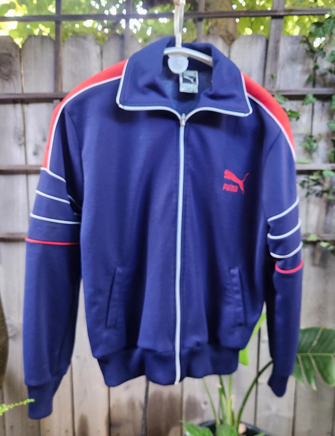 Zip up Track Jacket Vintage Puma - Etsy