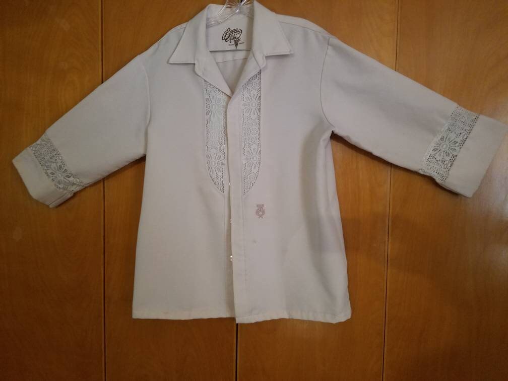 Vintage 70's Beau Tiki Hawaiian Wedding Shirt - Etsy