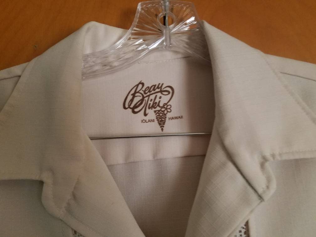 Vintage 70's Beau Tiki Hawaiian Wedding Shirt - Etsy