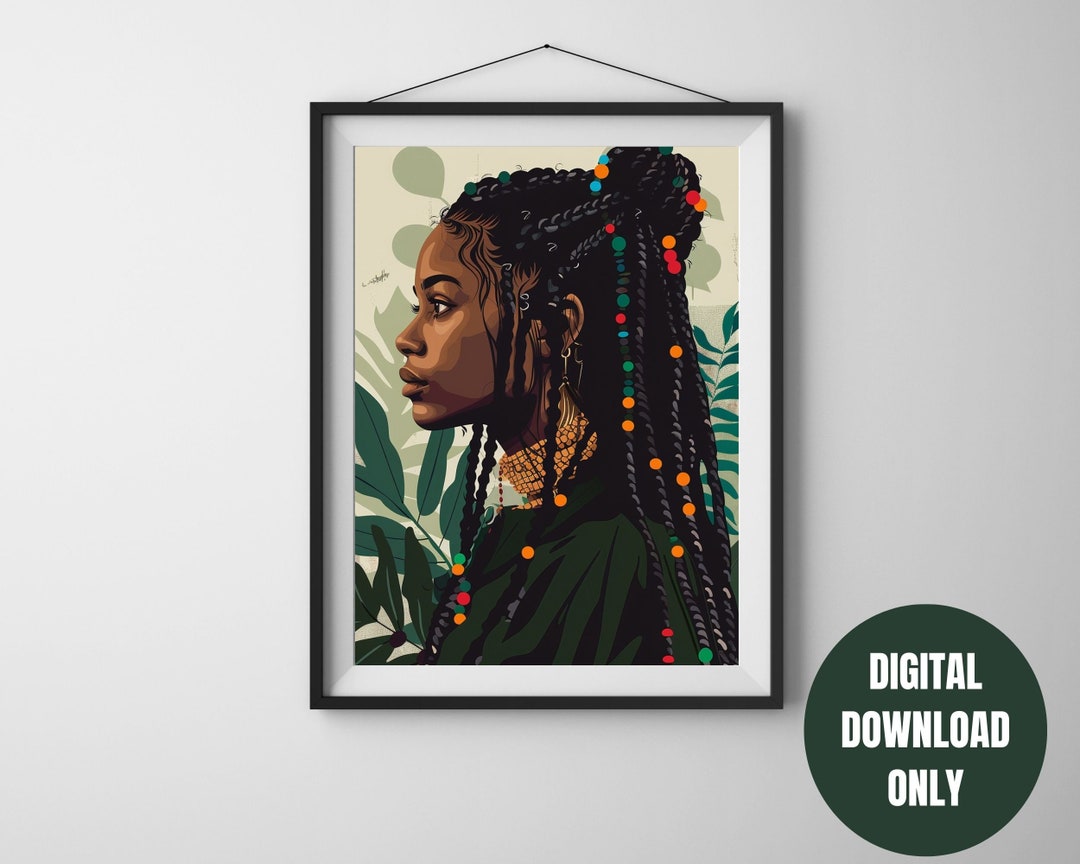 Dope Anime Digital Wall Art Animated Wall Art Dope Wall Art Urban ...