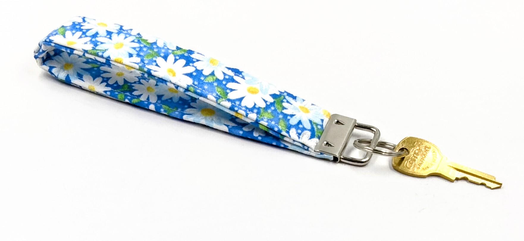 Key Fob, Floral Print Key Fob, Floral Print Wristlet, Floral Key Fob ...