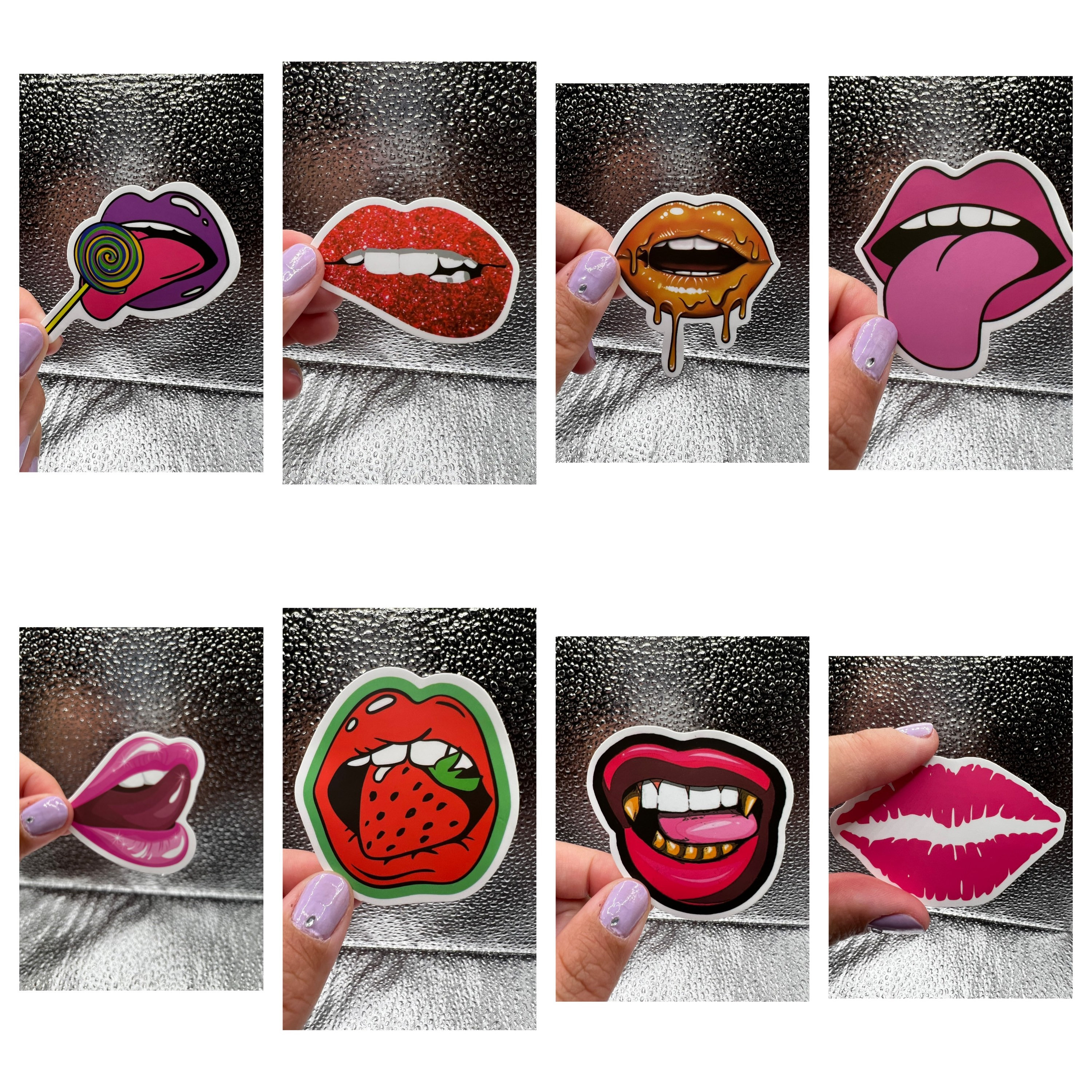 Lips Stickers, Mouth Stickers, Sticker Decals - Etsy