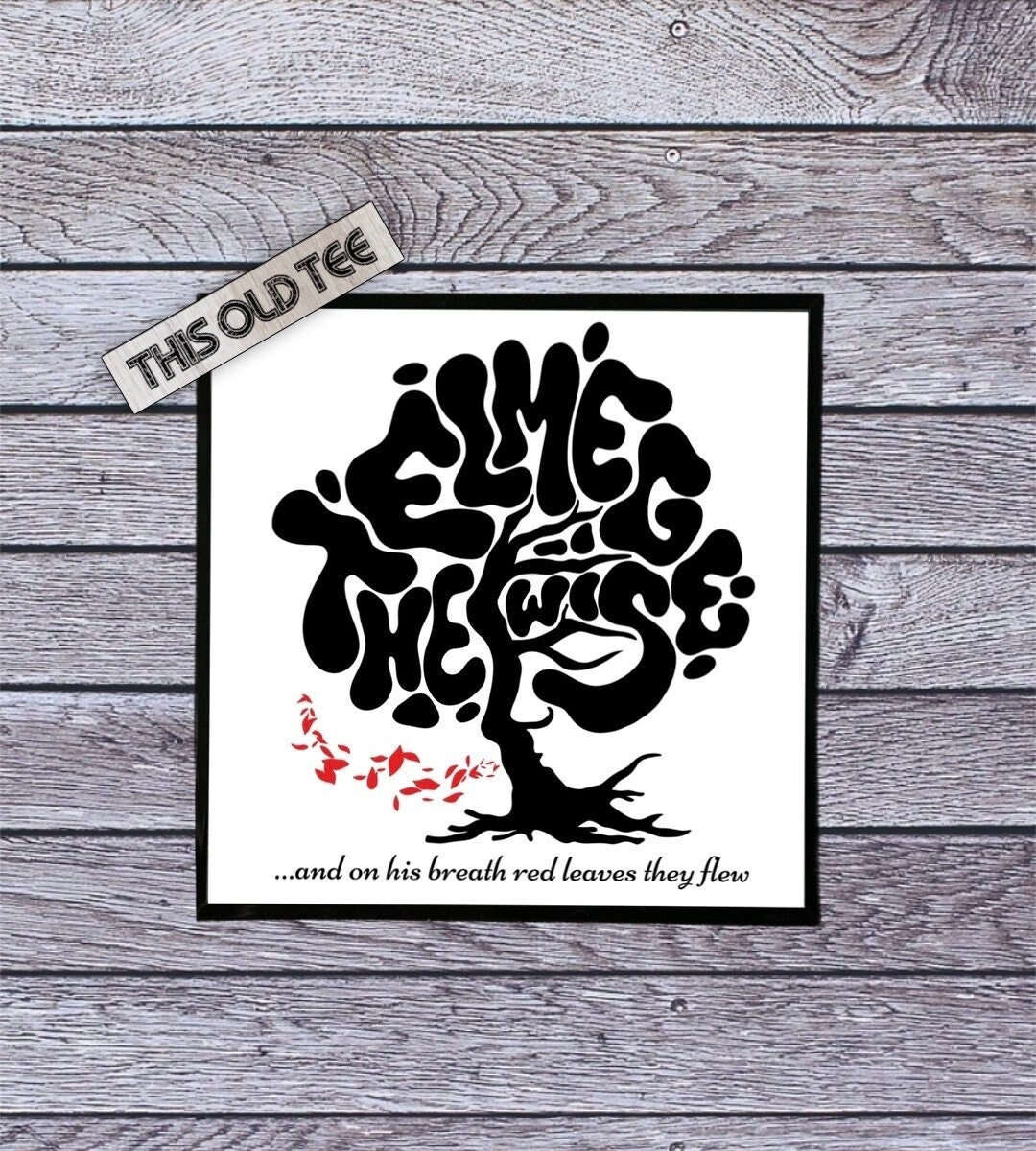 New Elmeg the Wise Limited Edition Hand Screened Print & Bonus Sticker ...
