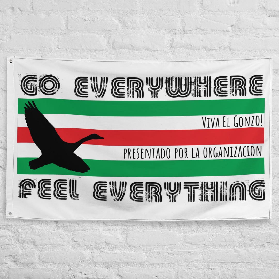 Western Sun El Gonzo Flag - Goose Band Inspired (broken Vintage Style ...