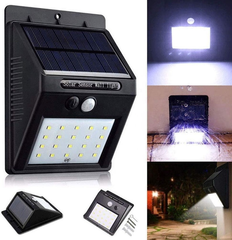 Dog Kennel Light, Solar Outdoor Motion Dog Light, - Etsy