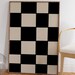 Checkered Wall Art, Modern Art Print, Minimalistic Poster, Abstract ...