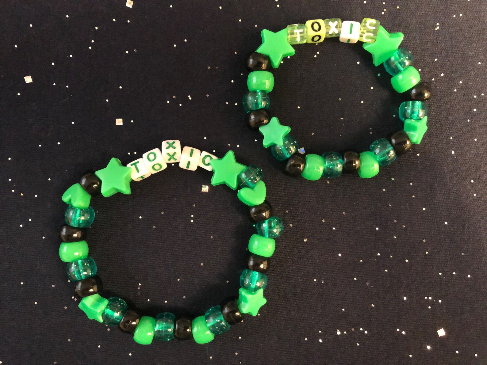Original + Custom Kandi Singles || Cute Stretchy Jewelry Accessory Pony ...