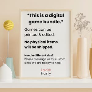 Pink Baby Shower Games Printable 30 Bundle in 2 Sizes Fun Printable ...