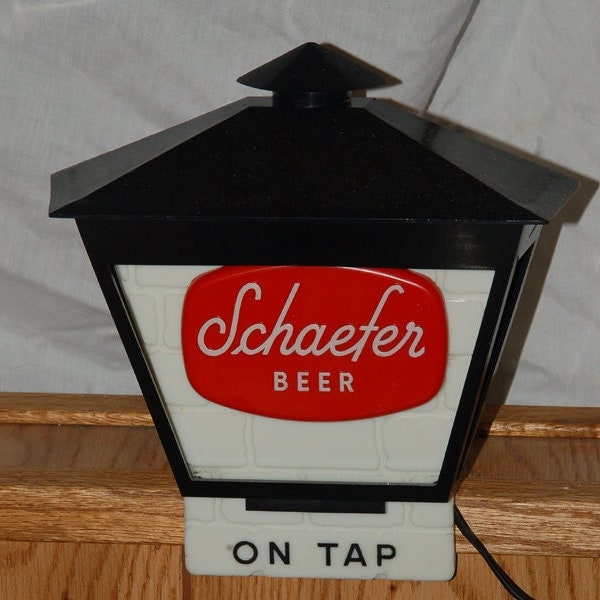 Vintage Schaefer Beer Signs - Etsy