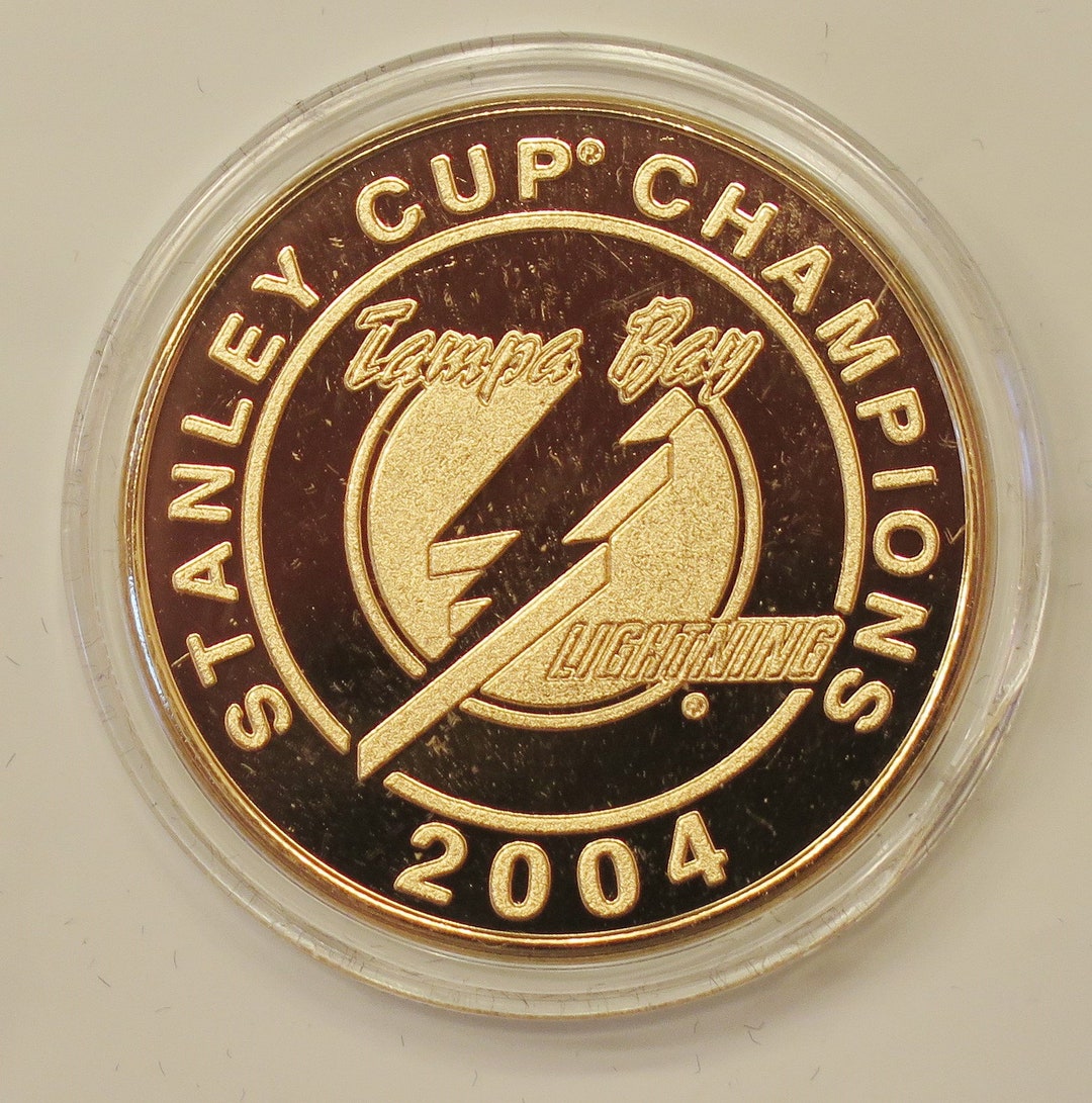 TAMPA BAY LIGHTNING - Stanley Cup Champions Gold Coin - Low Number ...