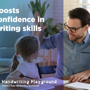 Dyslexia & Dysgraphia Handwriting Practice: Primary Ruled Worksheets ...