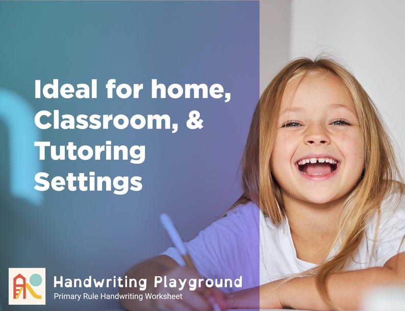 Dyslexia & Dysgraphia Handwriting Practice: Primary Ruled Worksheets ...