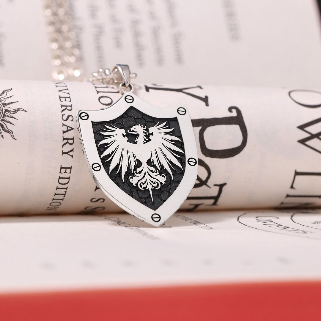 Custom Engraved Anchor Necklace - High-quality Family Crest Jewelry ...