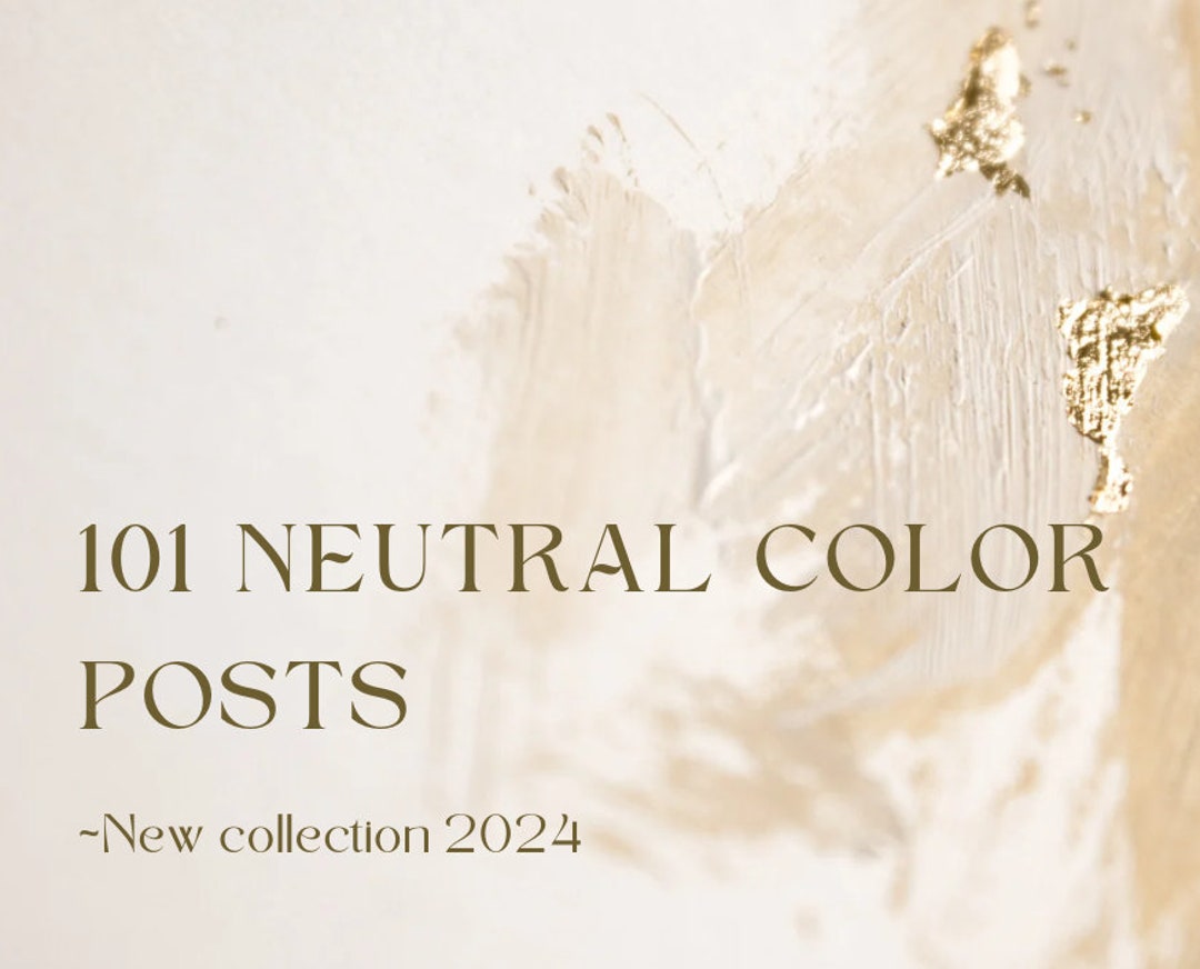 101 Minimalist Neutral Color Social Media Templates- Posts - Instagram ...