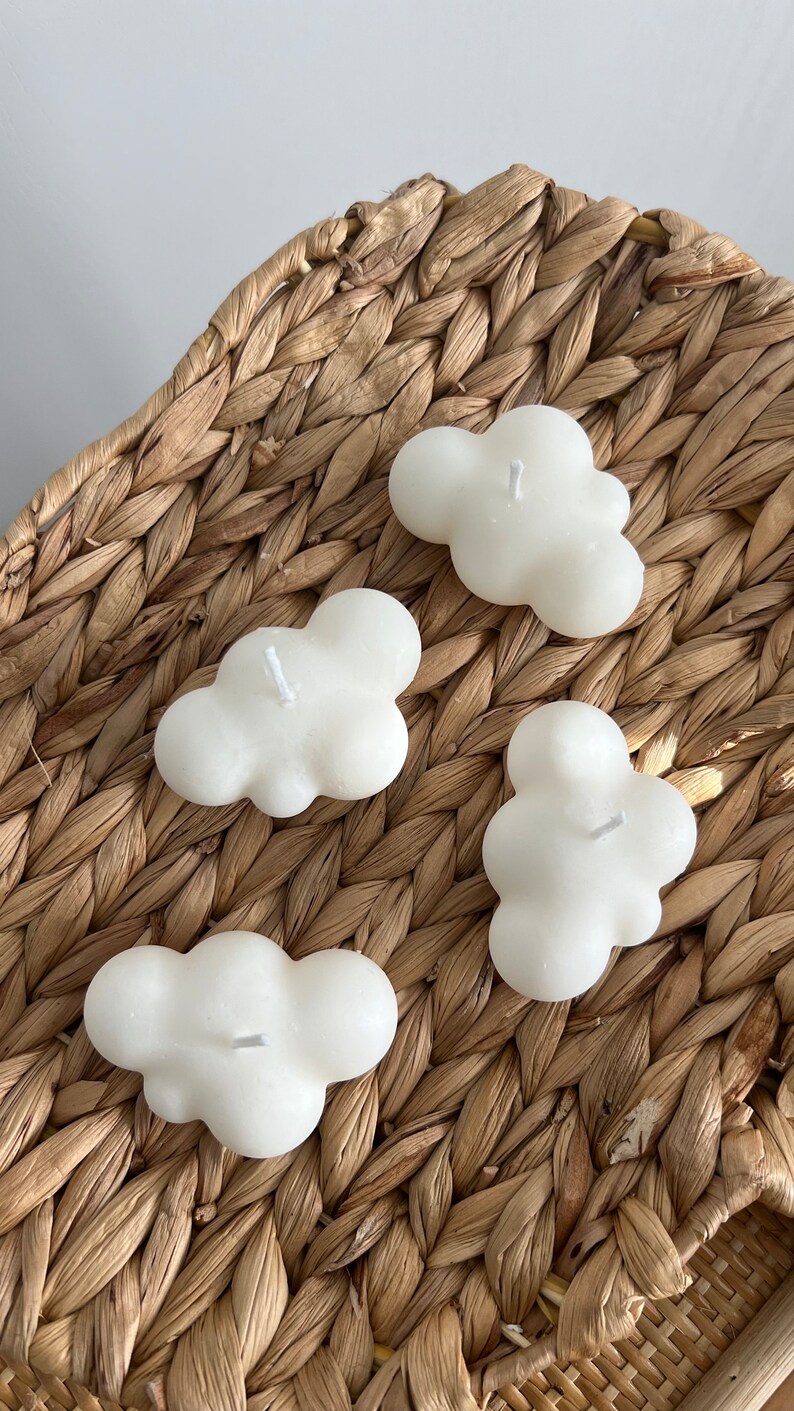 Sets of Cloud Shaped Candles, Cloud Candle, Baby Shower Decor ...