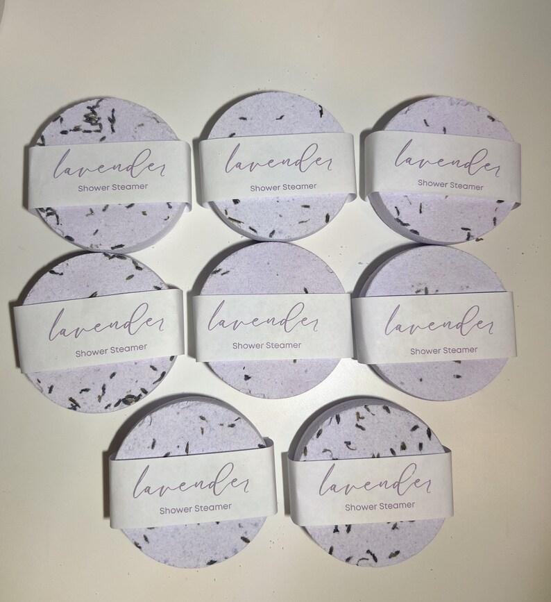 Lavender Shower Steamers, Large Shower Steamers, Relax Lavender, Gift ...