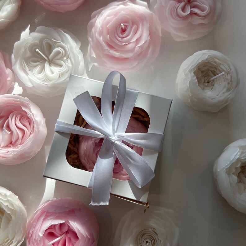 Handmade David Austin Rose Candle, Flower Candle - Etsy