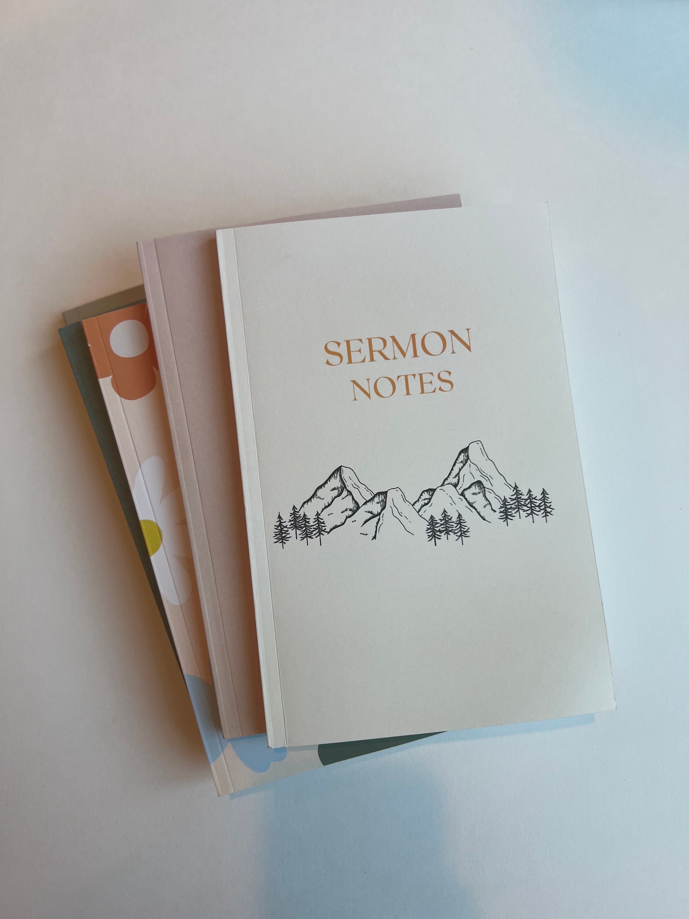 Sermon Notes Journal, Church Notes, Sermon Notebook, Paperback Journal ...