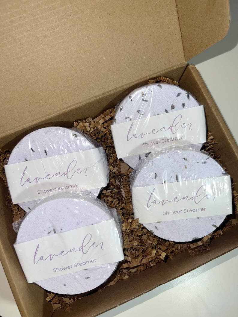 Lavender Shower Steamers, Large Shower Steamers, Relax Lavender, Gift ...