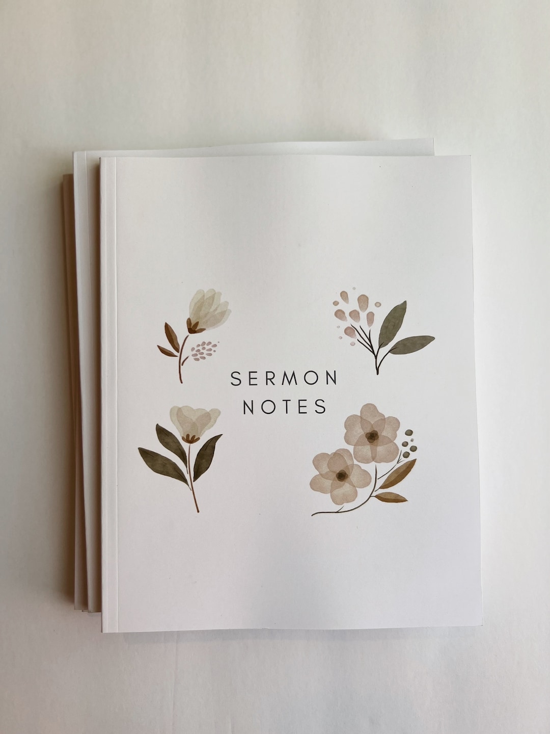 Sermon Notes Journal Church Notes Sermon Notebook Paperback - Etsy