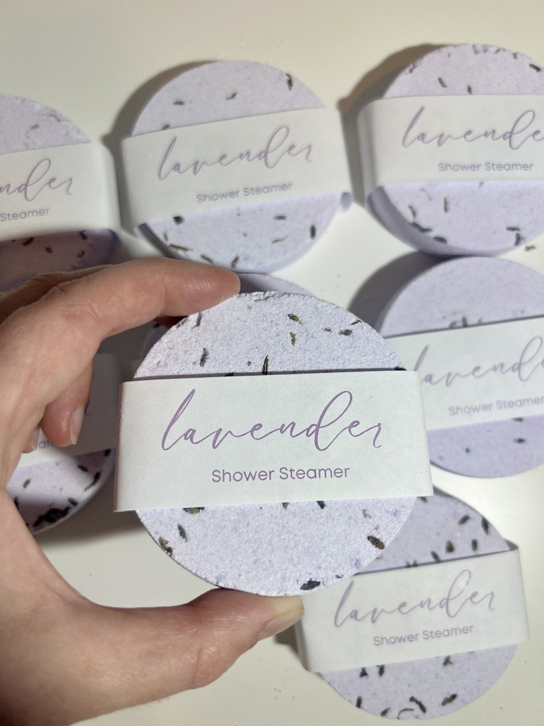 Lavender Shower Steamers, Large Shower Steamers, Relax Lavender, Gift ...