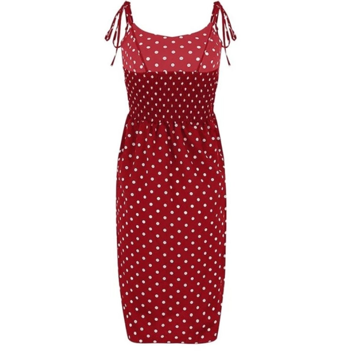 Women's Polka Dot Sleeveless Sundress Multiple Colors - Etsy
