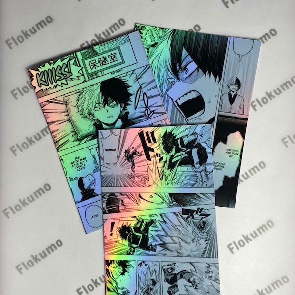 Deku Manga Panel - Etsy