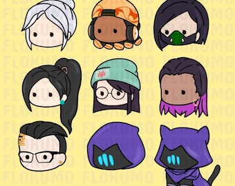 Chibi Valorant - Etsy