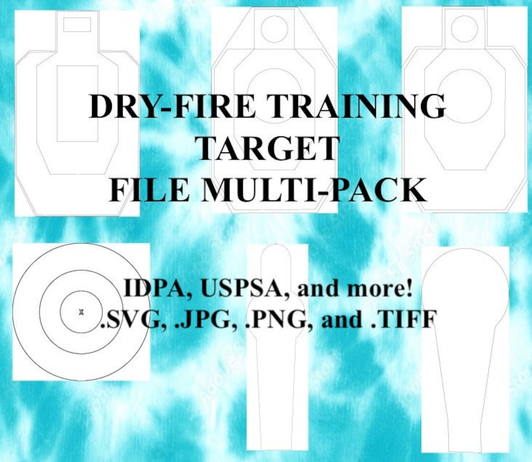 Dry-fire Training Target File Multi-pack (IDPA, USPSA, and More) - Etsy