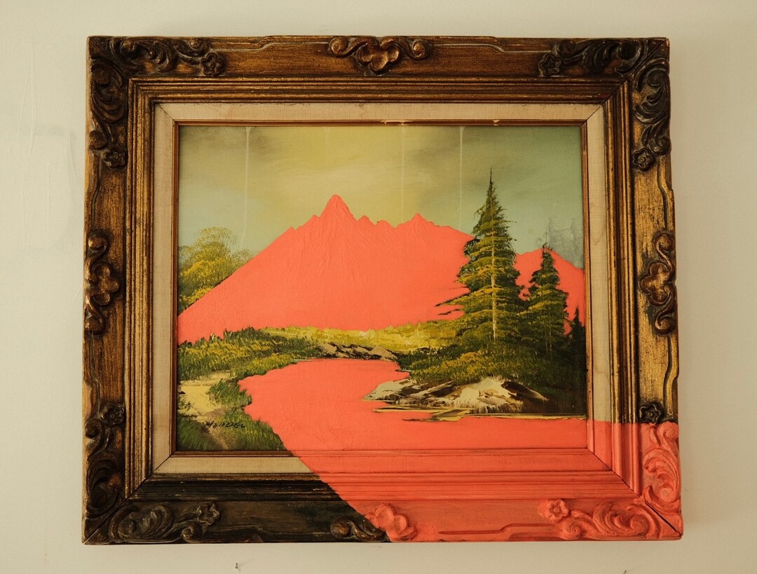 Repurposed Vintage Framed Paintings - Etsy