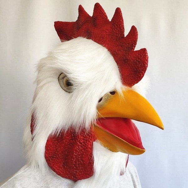 Rooster Mask - Etsy