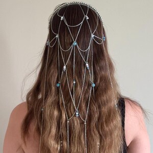 Tassel Rhinestone Headbands for Women Wedding Headpiece | Crystal Veil ...