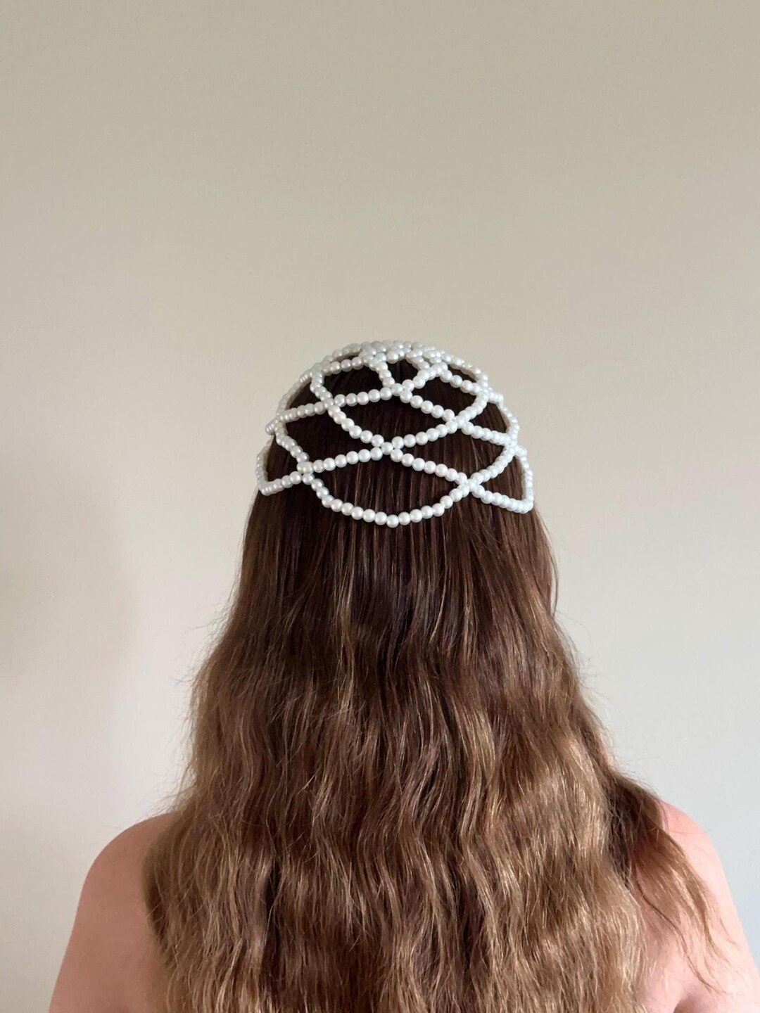 Pearl Juliet Cap Bridal Handmade Headpiece Flapper Vintage Wedding Hat ...