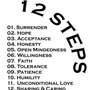 12 Steps SVG PNG, Alcoholics Anonymous Svg, Recovery Svg, Relapse Svg ...