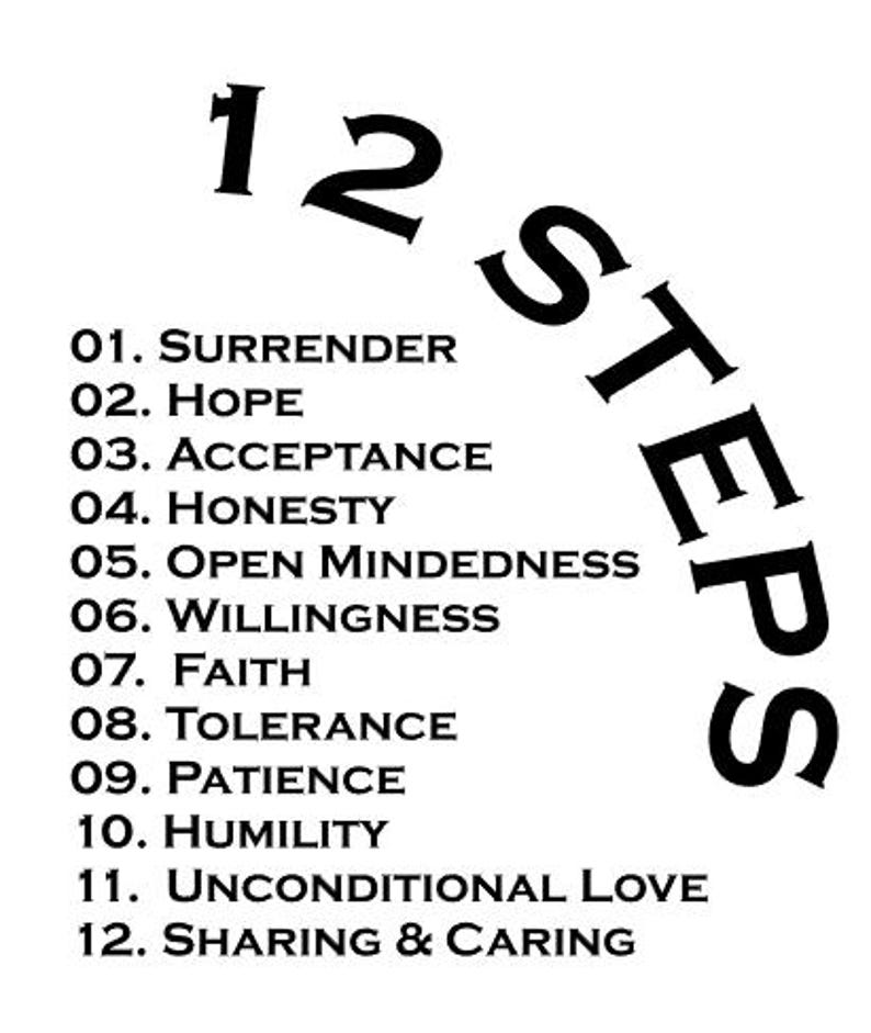 12 Steps SVG PNG, Alcoholics Anonymous Svg, Recovery Svg, Relapse Svg ...