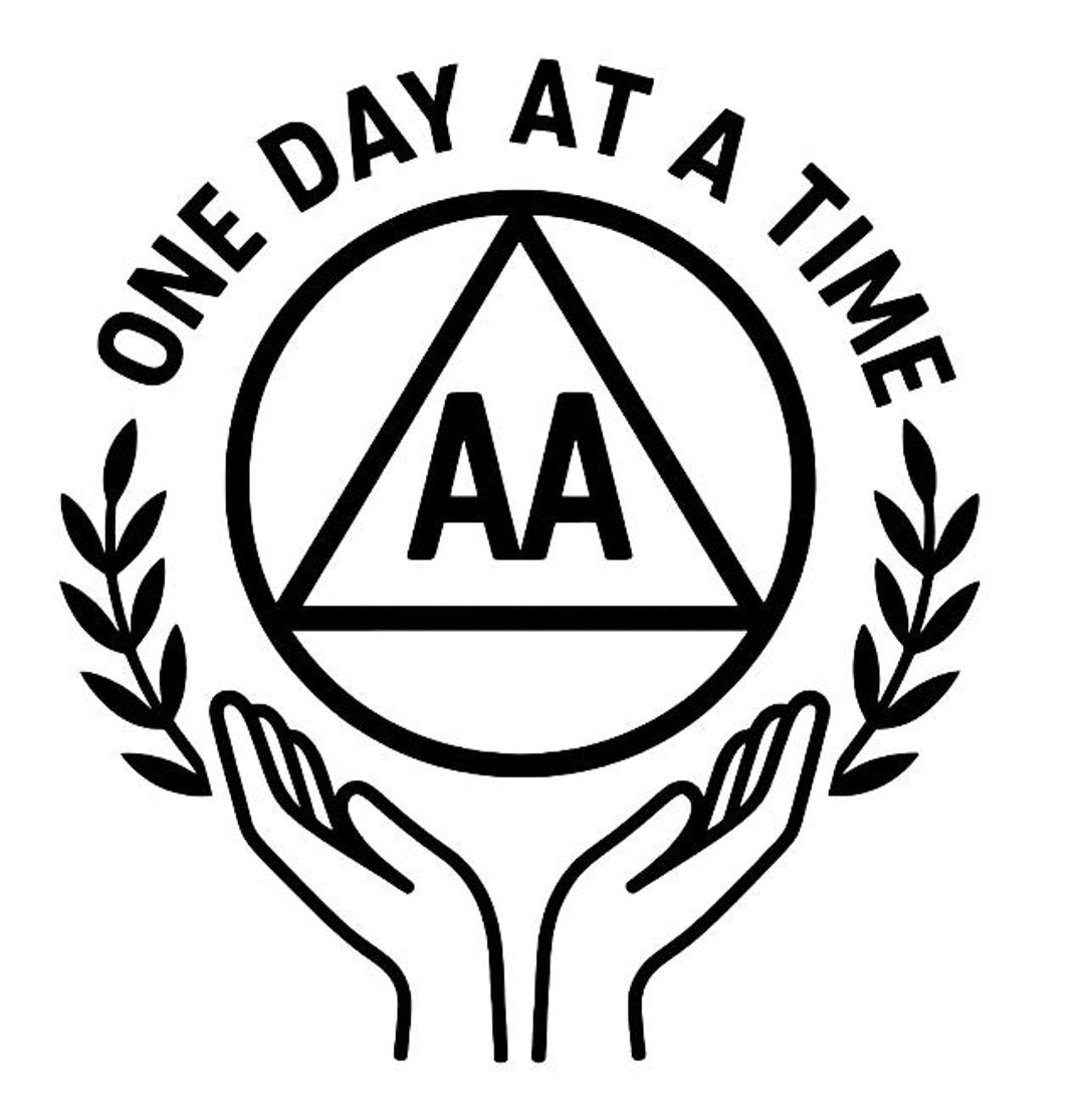 Alcoholics Anonymous (AA) SVG, Single Color Cut File - Etsy