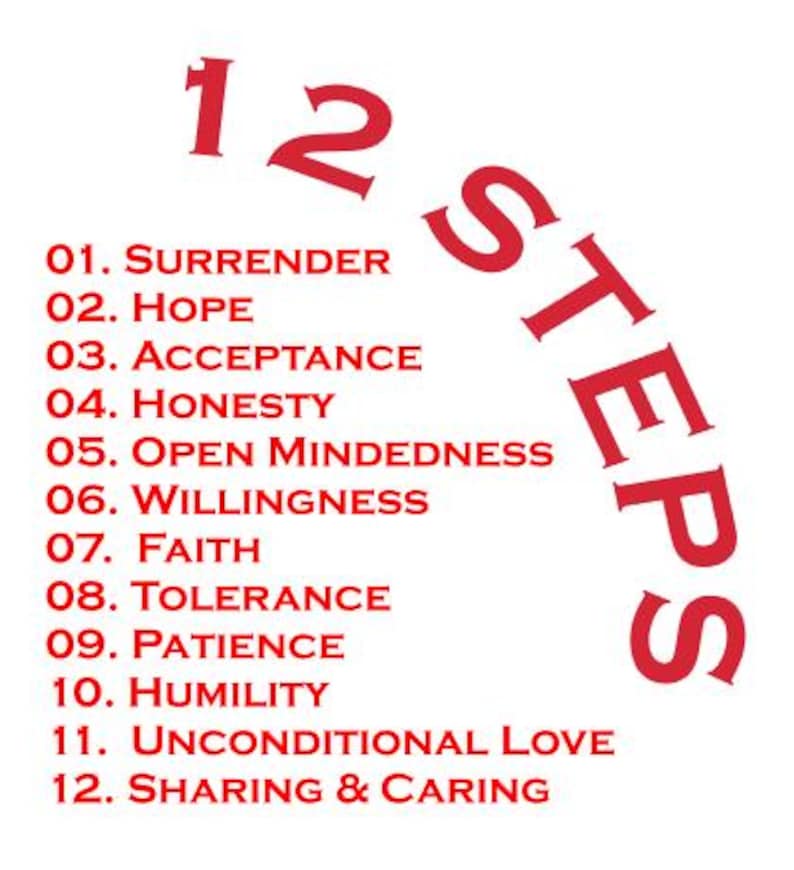 12 Steps SVG PNG, Alcoholics Anonymous Svg, Recovery Svg, Relapse Svg ...