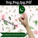 Printable Pakistan Flag,pakistani Stickers, Digital Download Svg,png ...