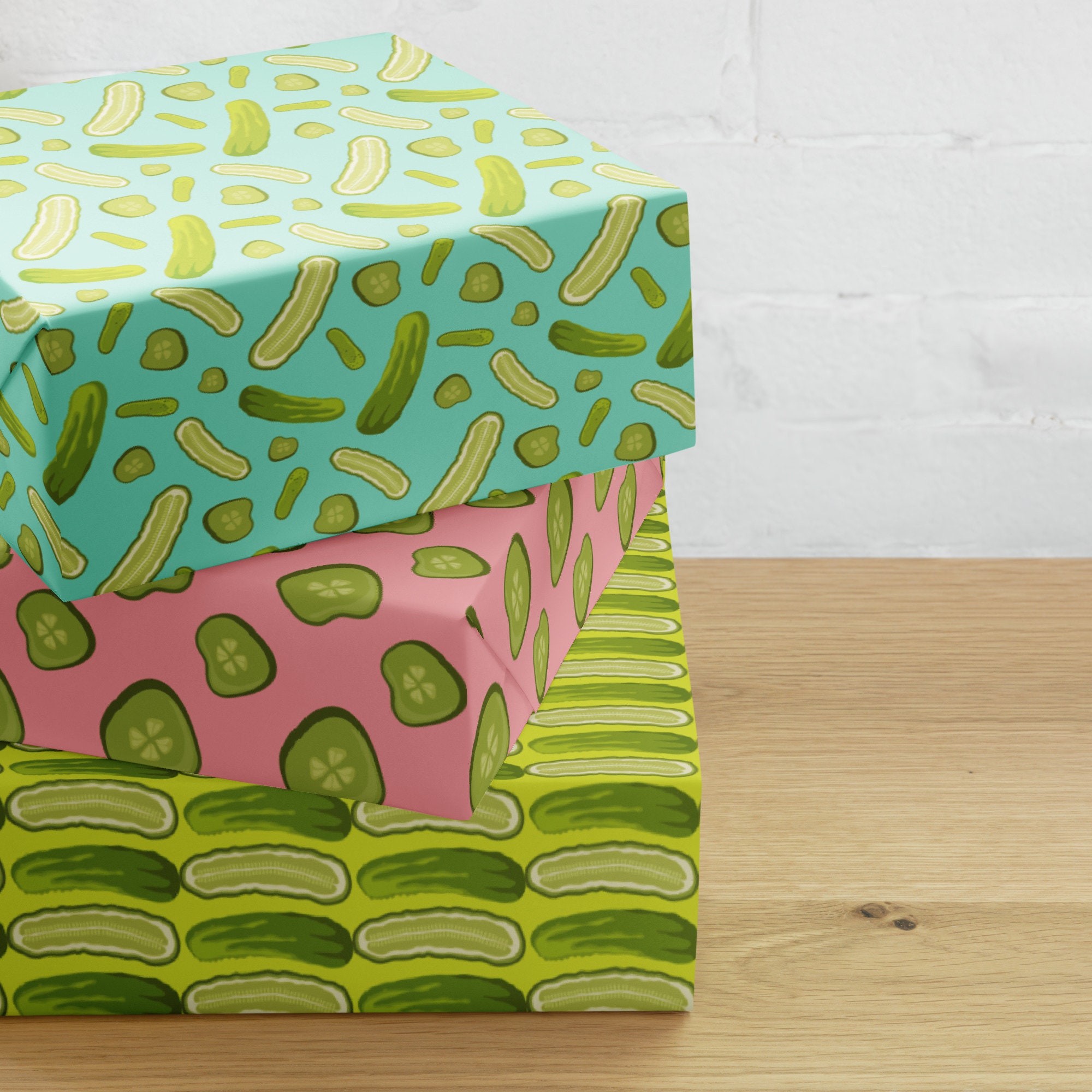 Pickle Lover Wrapping Paper Sheets - Etsy