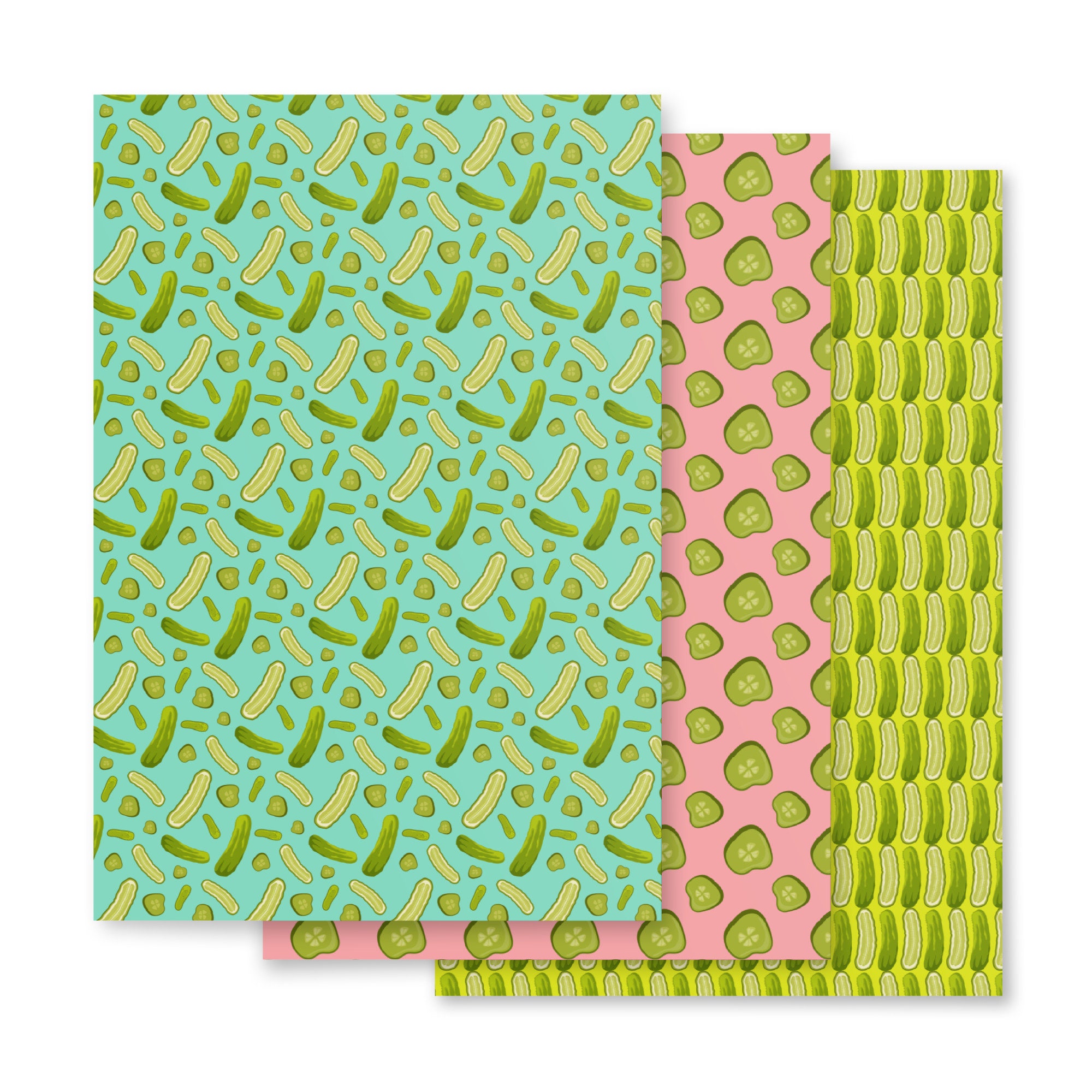 Pickle Lover Wrapping Paper Sheets - Etsy