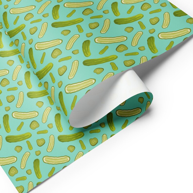 Pickle Lover Wrapping Paper Sheets - Etsy