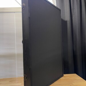 Custom Shadow Box With Lid 24x36x2 Double Latch Black CUSTOM SIZES ...