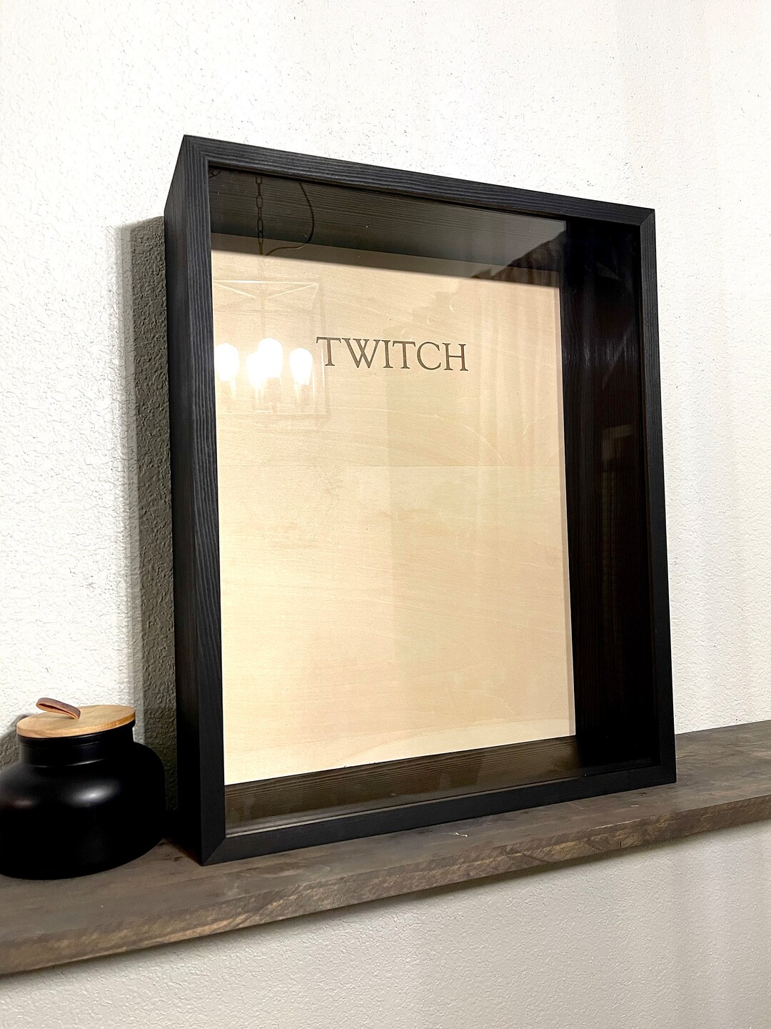 16x20x5 Shadow Box Matte Black Personalized Engraving - Etsy