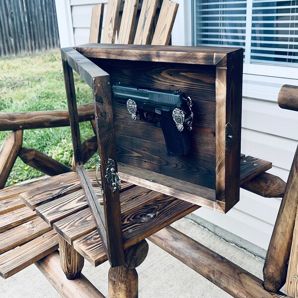 Wood Handgun Display Case - Etsy