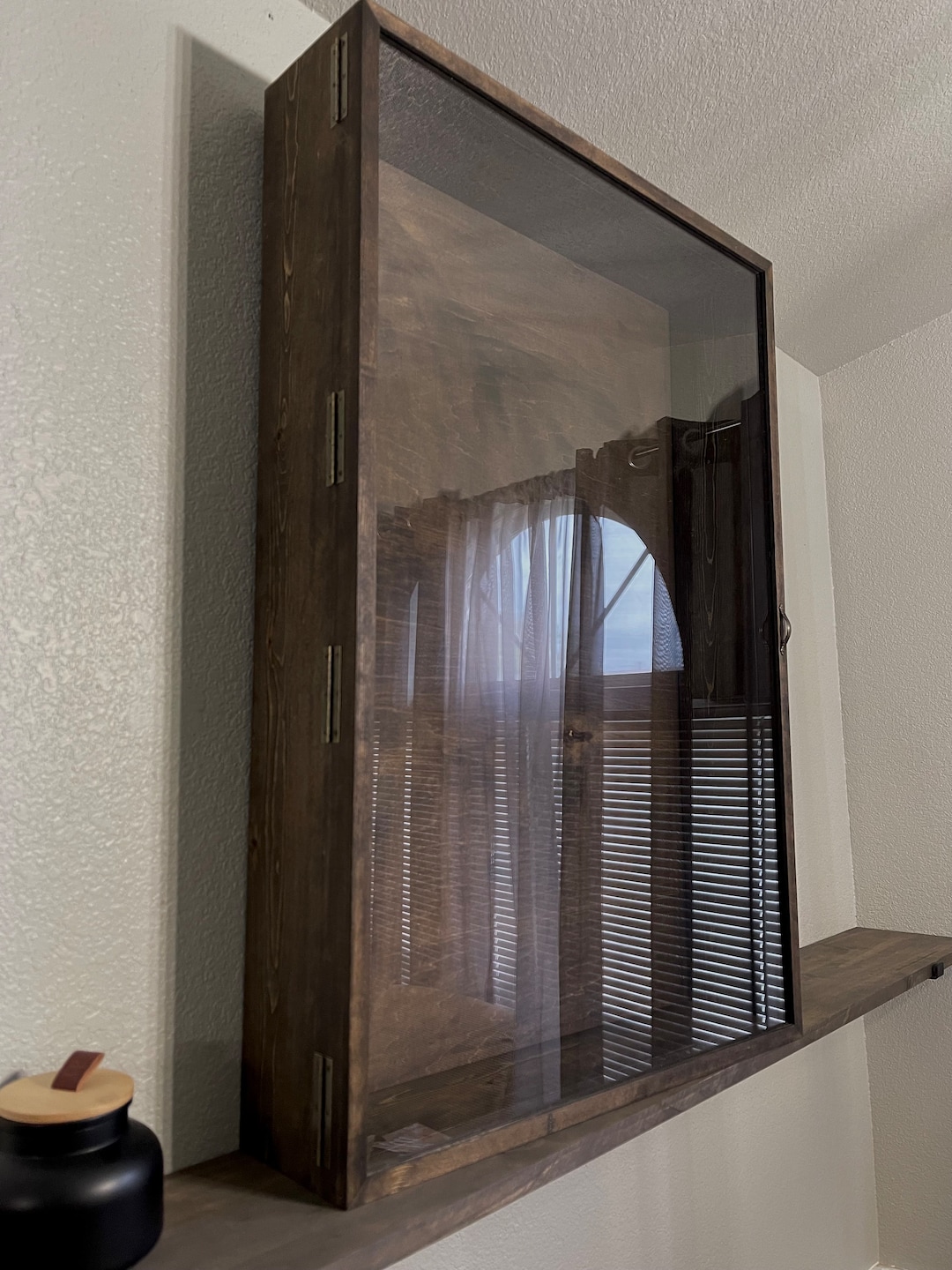 24x36x6 Shadow Box With Lid Dark Walnut Free Shipping - Etsy