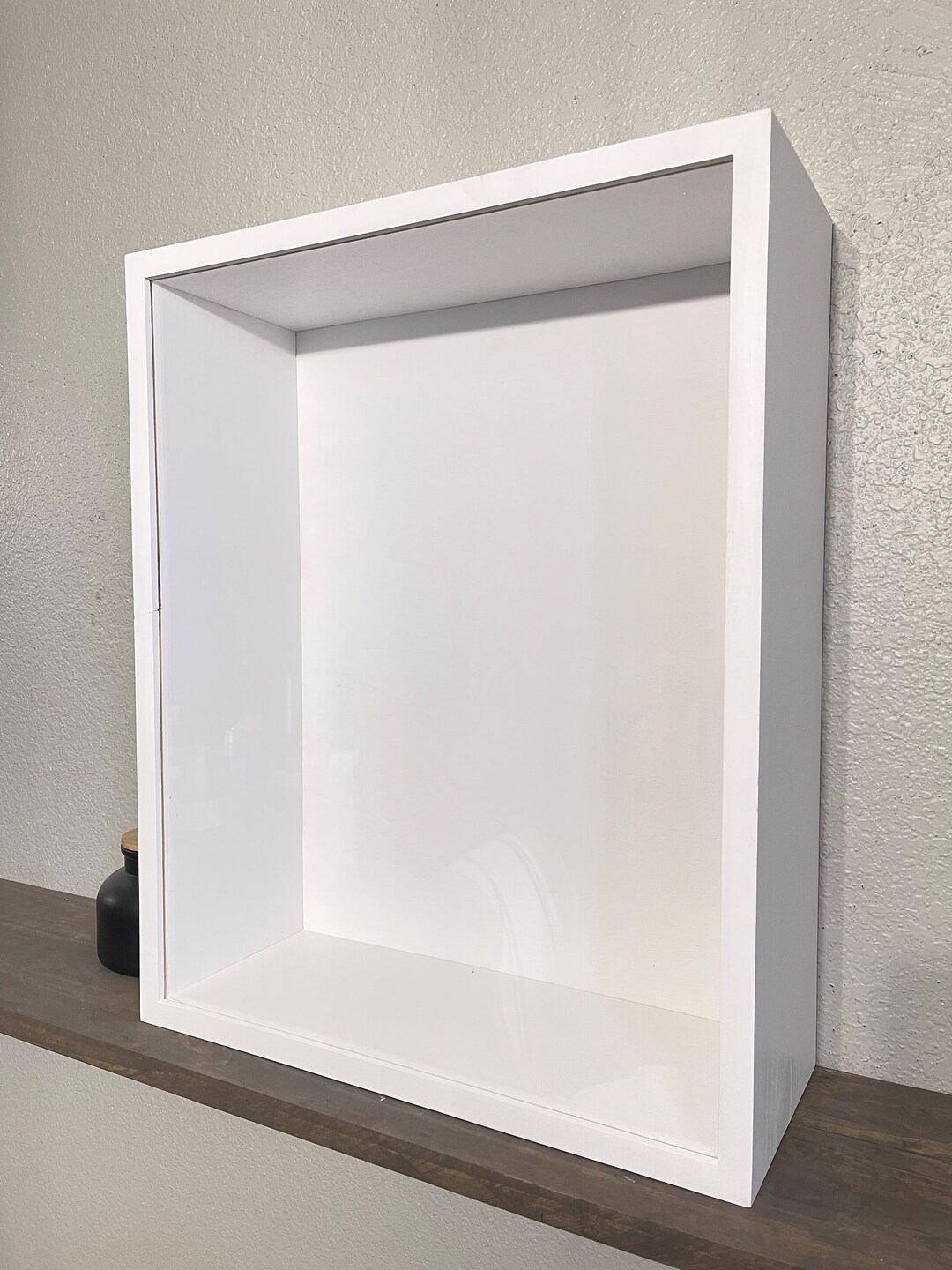 Shadow Box 6 Deep Solid White Custom Sizes Available FREE SHIPPING ...
